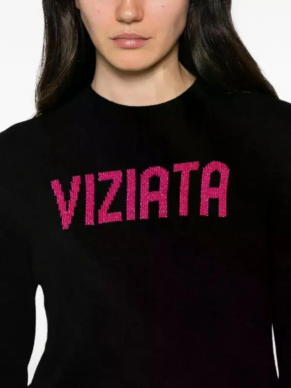 MC2 SAINT BARTH Slogan-embroidered Sweater