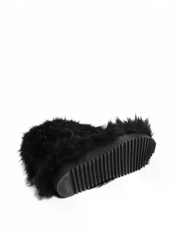 Celine Faux-fur Ankle Boots