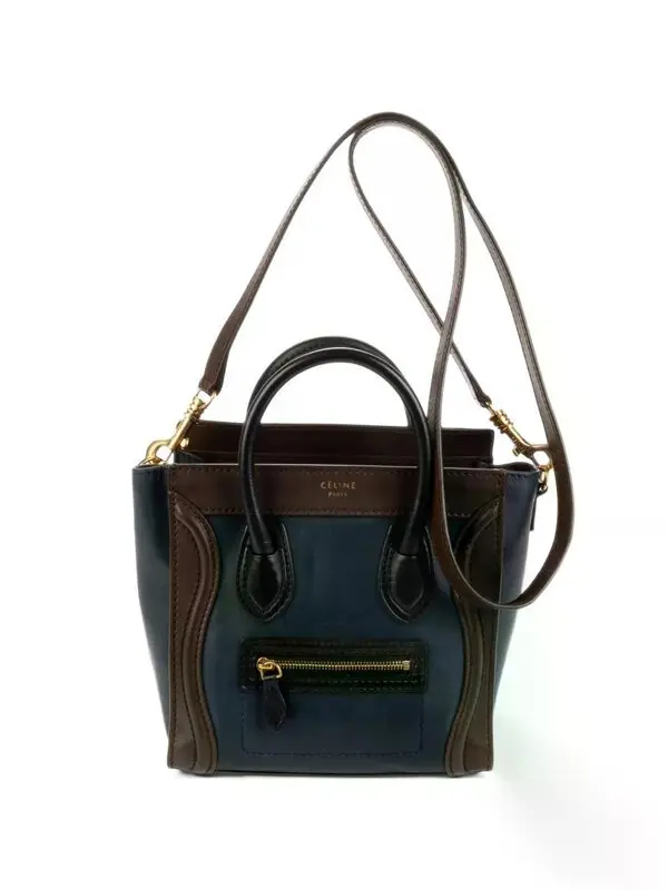 Celine Nano Luggage Tote Bag - Blue