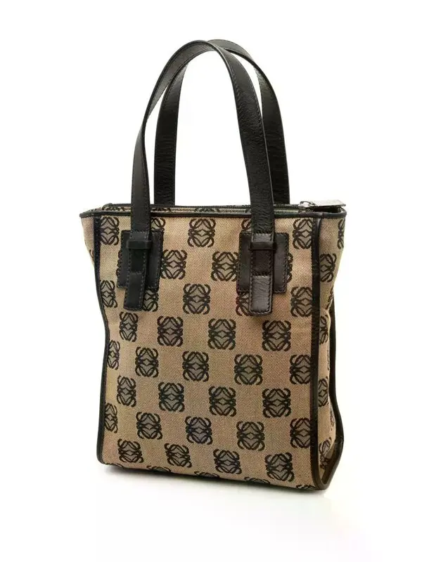 Loewe 2004 Anagram Canvas Handbag