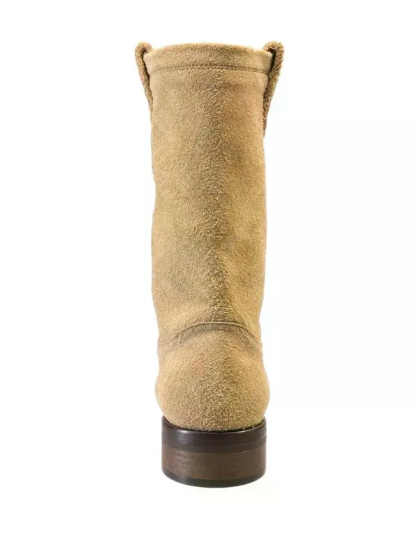 PAURA Embroidered Leather Boots