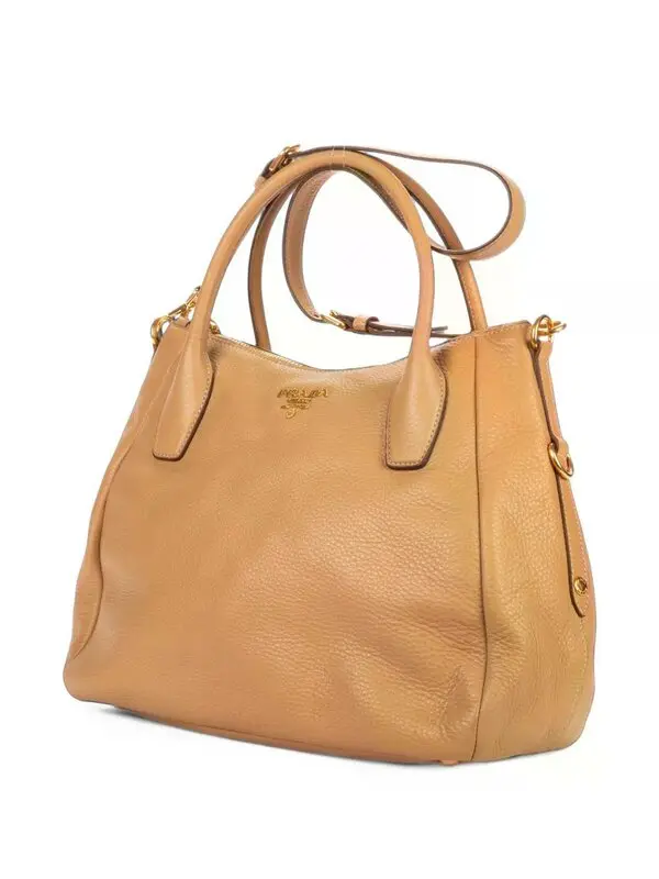 Prada Vitello Daino Tote Bag - Neutrals
