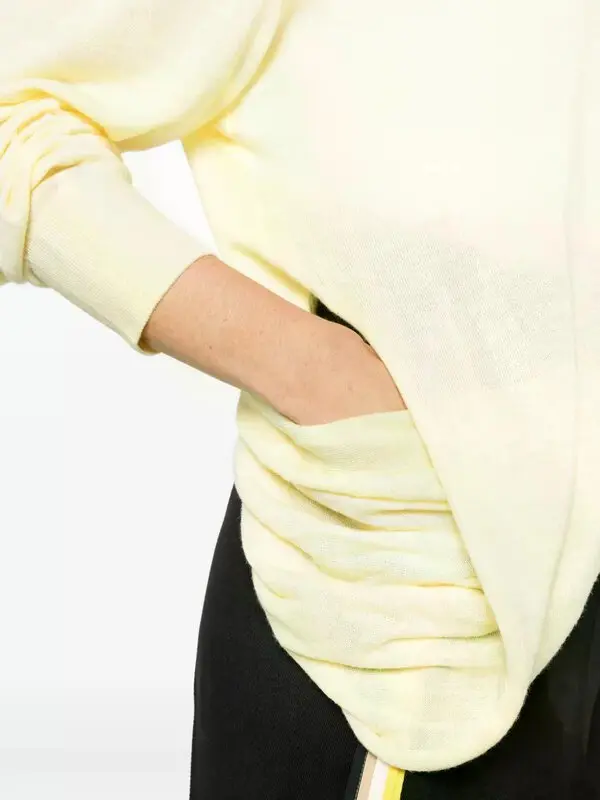 Loewe V-neck Draped Sweater
