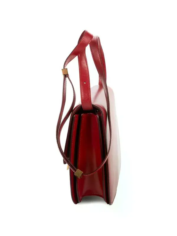 Celine Medium Classic Box Shoulder Bag - Red