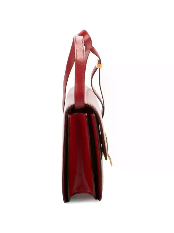 Celine Medium Classic Box Shoulder Bag - Red