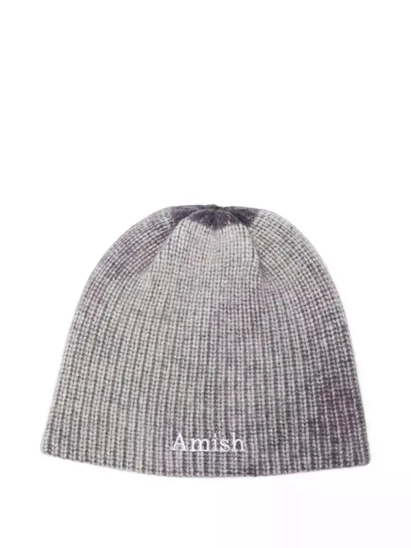AMISH SUPPLIES Logo-embroidered Ribbed Beanie Hat
