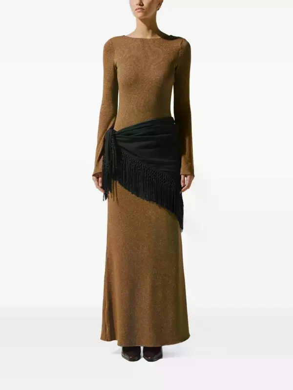 BAOBAB Austin Fringe-detail Scarf - Black
