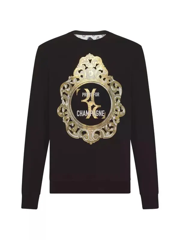 BILLIONAIRE Baroque-print Sweatshirt