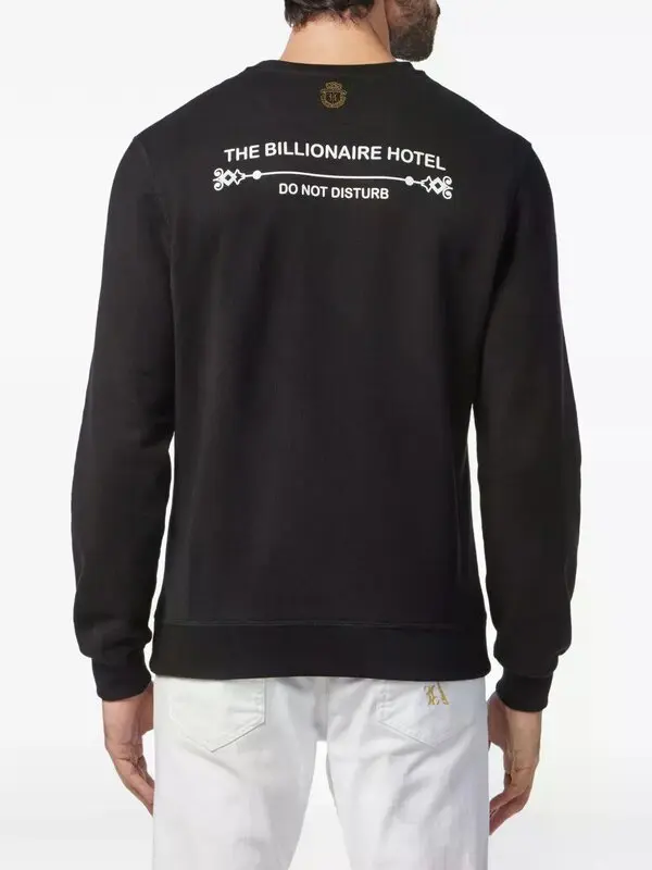 BILLIONAIRE Baroque-print Sweatshirt