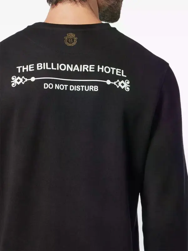 BILLIONAIRE Baroque-print Sweatshirt
