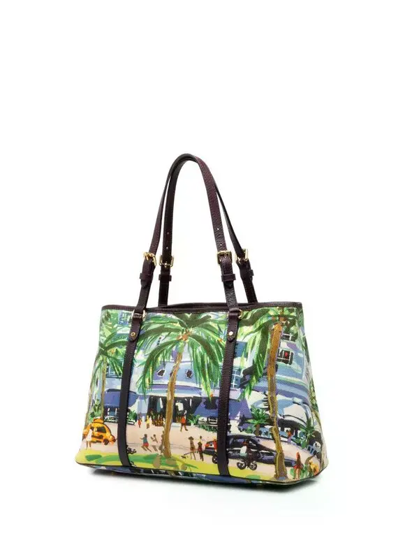 LOUIS VUITTON 2011 Ailleurs Cabas Promenade Pm Tote Bag - Blue