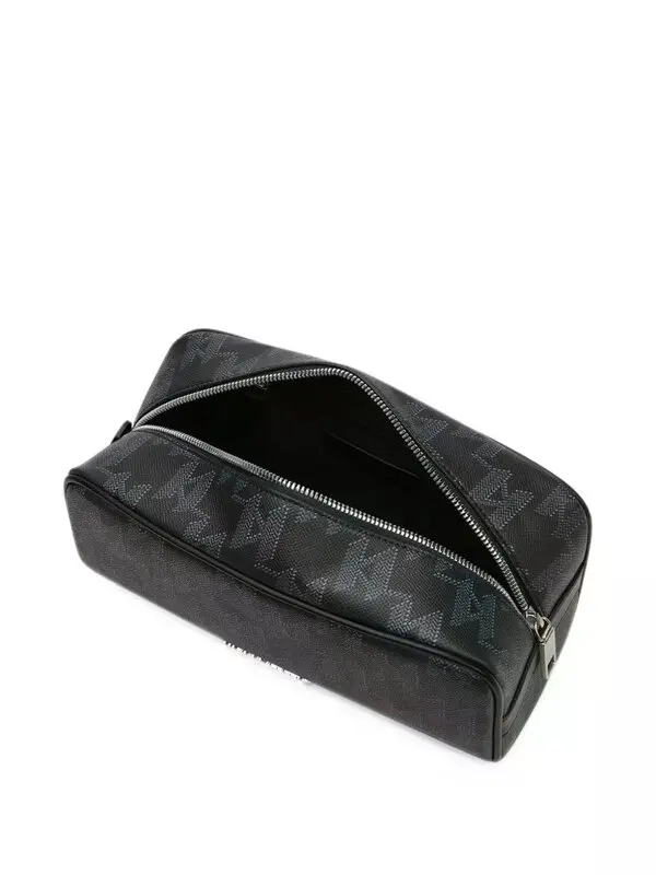 Karl Lagerfeld Monogram Canvas Washbag