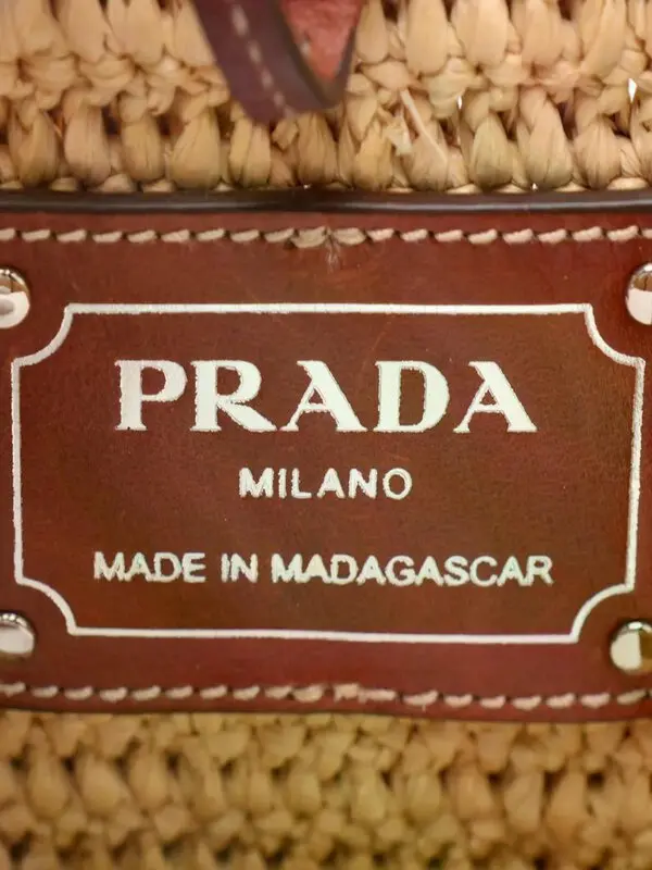 Prada 2019-2026 Raffia Tote Bag
