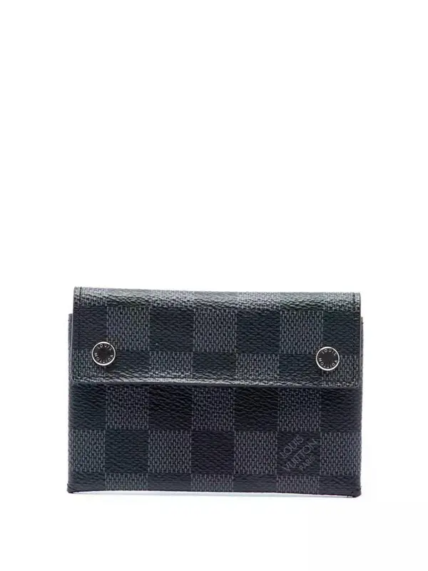 LOUIS VUITTON 2020 Damier Graphite Compact Modulable Wallet Small Wallets - Black
