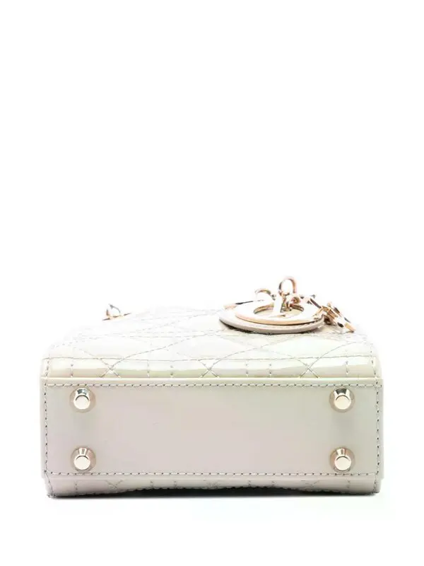 Dior 2022 Micro Patent Cannage Lady Satchel