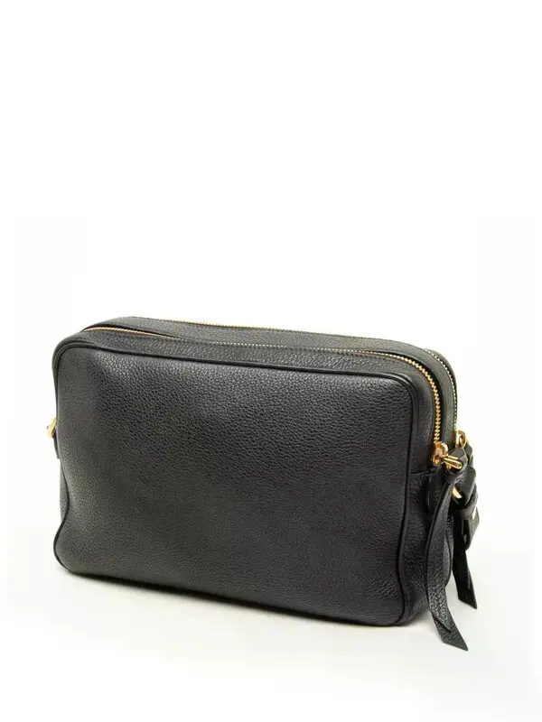 Prada 2010-2026 Vitello Phenix Double Zip Camera Bag Crossbody Bag
