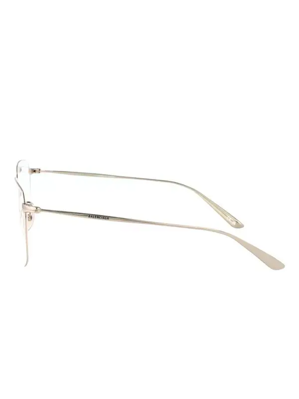Balenciaga Square-frame Glasses - Silver