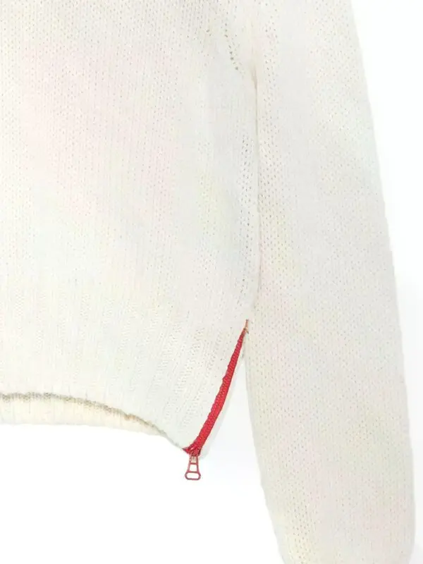 Dolce & Gabbana 2000s Side-zip Roll-neck Sweater