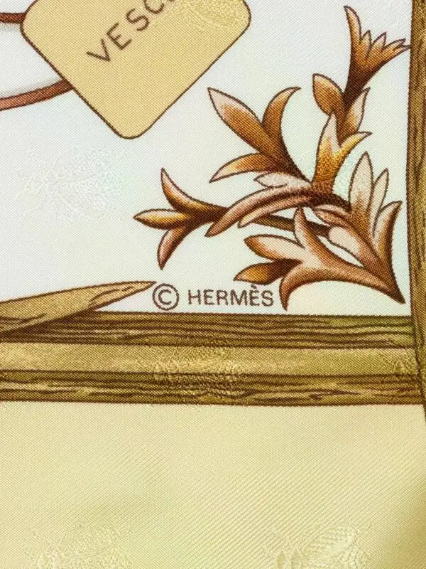 Hermès Herbier De Gavarnie Scarf - Neutrals