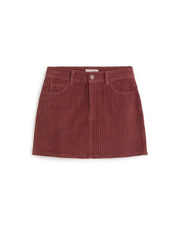 THINKING MU Kimmy Corduroy Mini Skirt