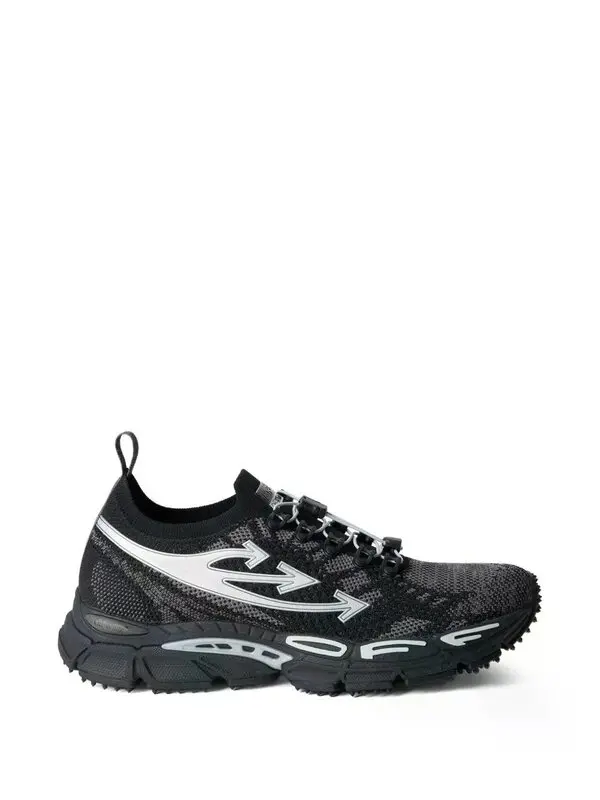 Off-White Be Right Back Knit Sneakers - Black