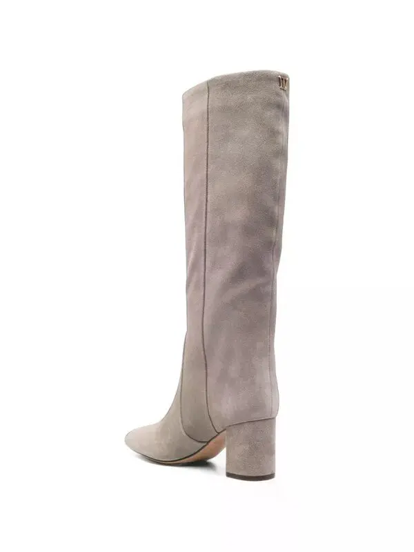 TWINSET Suede Pointed-toe Boots