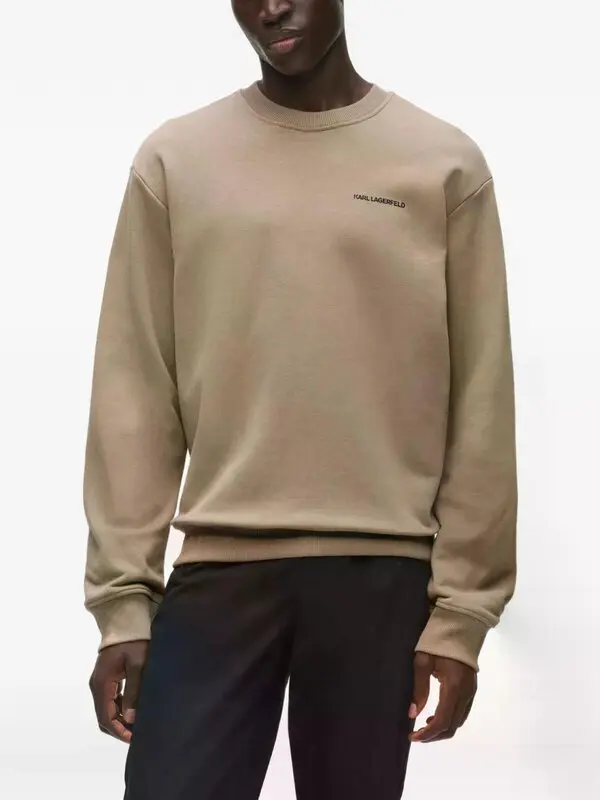 Karl Lagerfeld Statue-print Sweatshirt