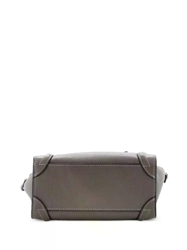 Celine Luggage Bag Grainy Leather Nano Crossbody Bag