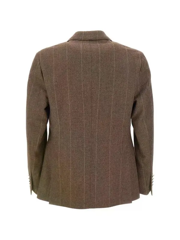 Eleventy Double-breasted Pinstripe Blazer