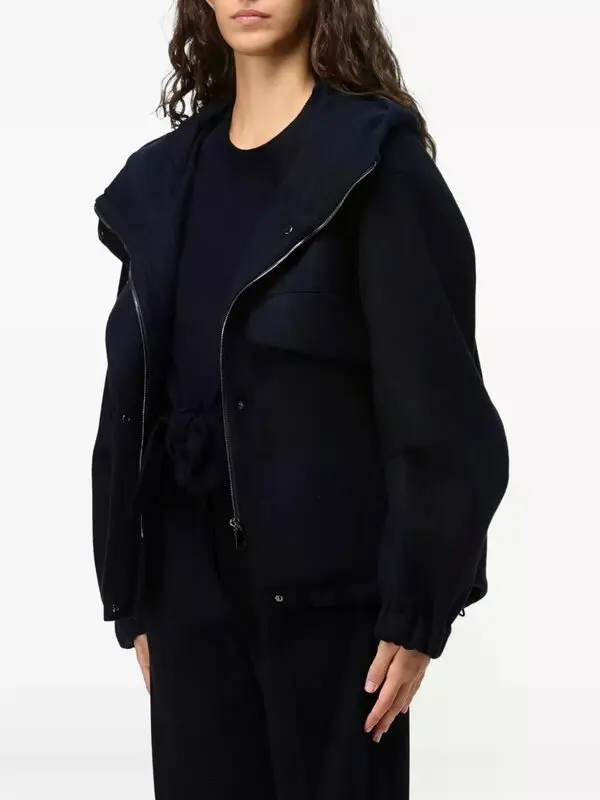 TELA Hooded Long-sleeve Jacket