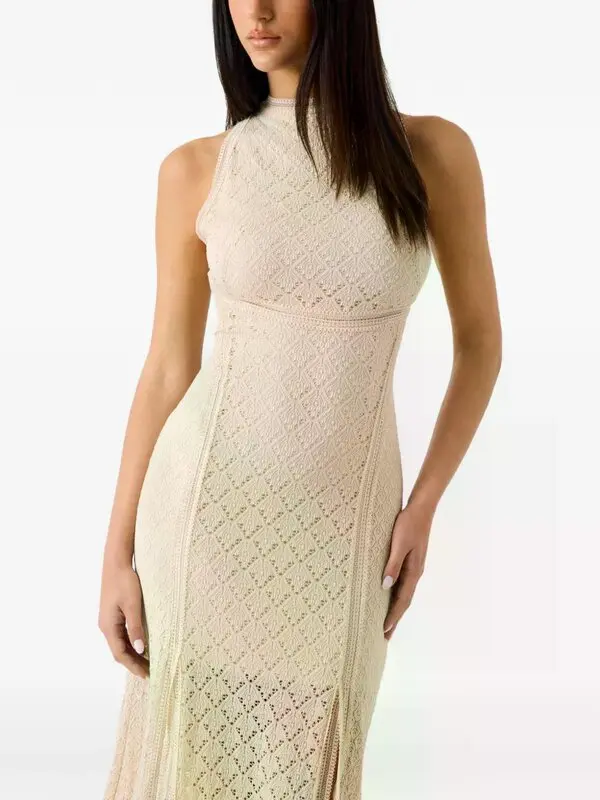 Guess Openwork Long Dress