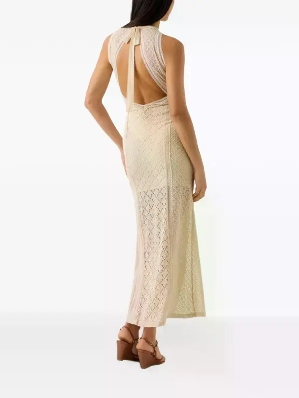 Guess Openwork Long Dress