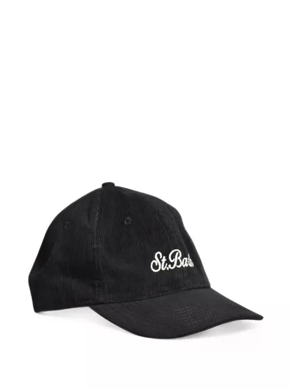 MC2 SAINT BARTH Baseball Corduroy Cap With Logo Embroidery