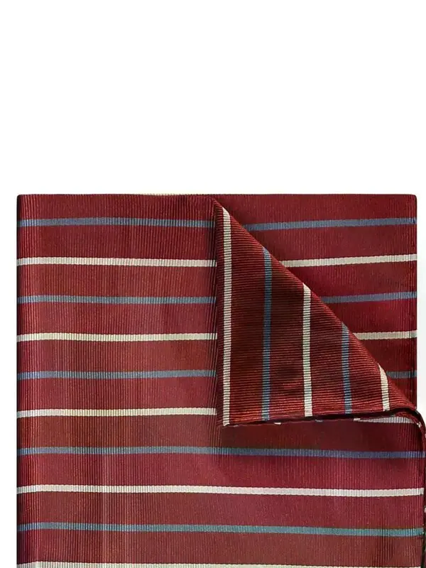 Pal Zileri Striped Silk Pocket Square