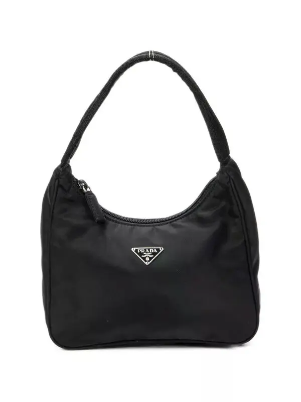 Prada Mini Zip Tote Bag - Black
