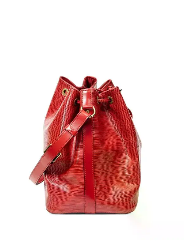 LOUIS VUITTON Pm Noe Epi Leather Bucket Bag - Red