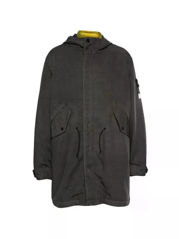 Stone Island 7100013 Dense Oxford Nylon-tc Parka - Grey