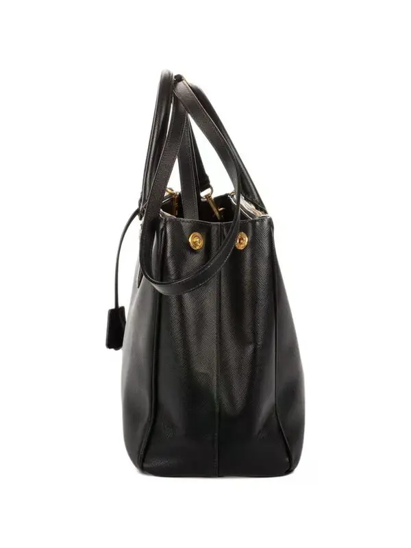 Prada Galleria Double Zip Tote Bag