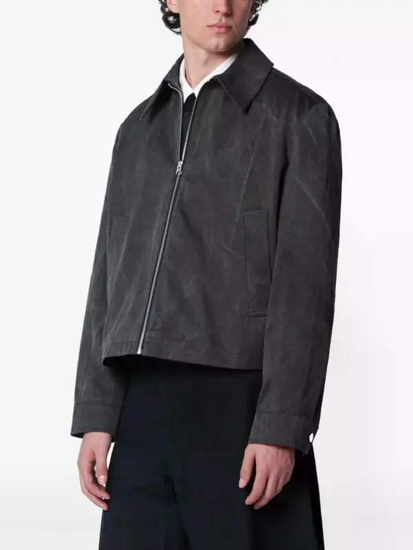 Séfr Tazio Zip-up Jacket - Grey