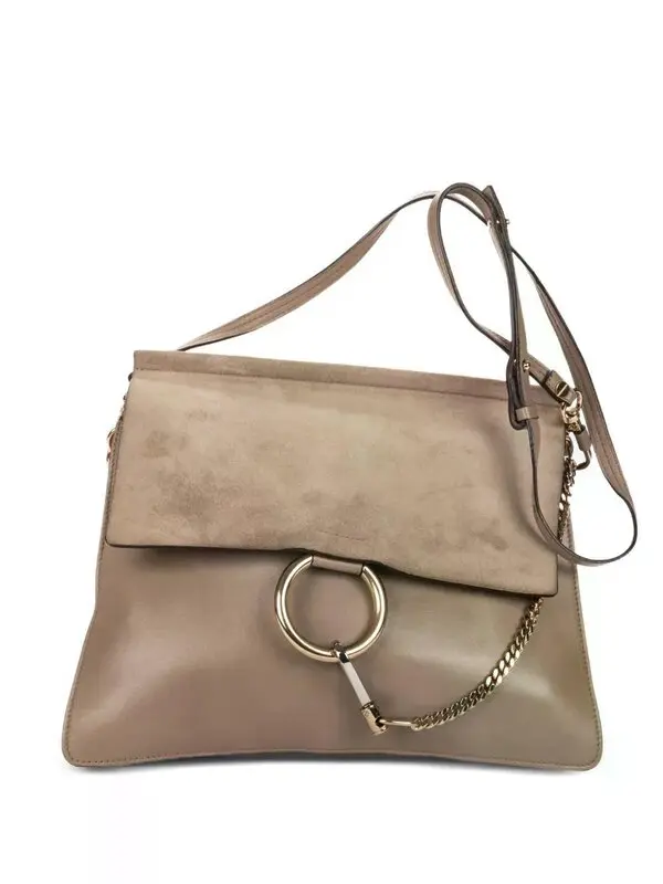 Chloé Medium Faye Shoulder Bag - Grey