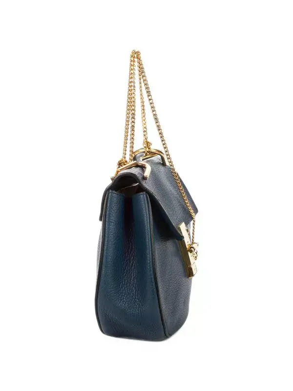 Chloé Small Drew Shoulder Bag - Blue