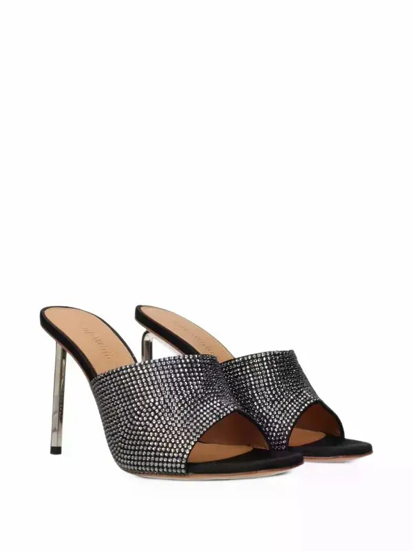 Off-White Crystal-embellished Satin Sandals