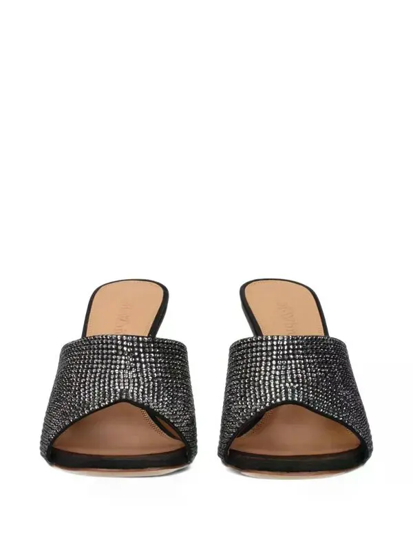 Off-White Crystal-embellished Satin Sandals