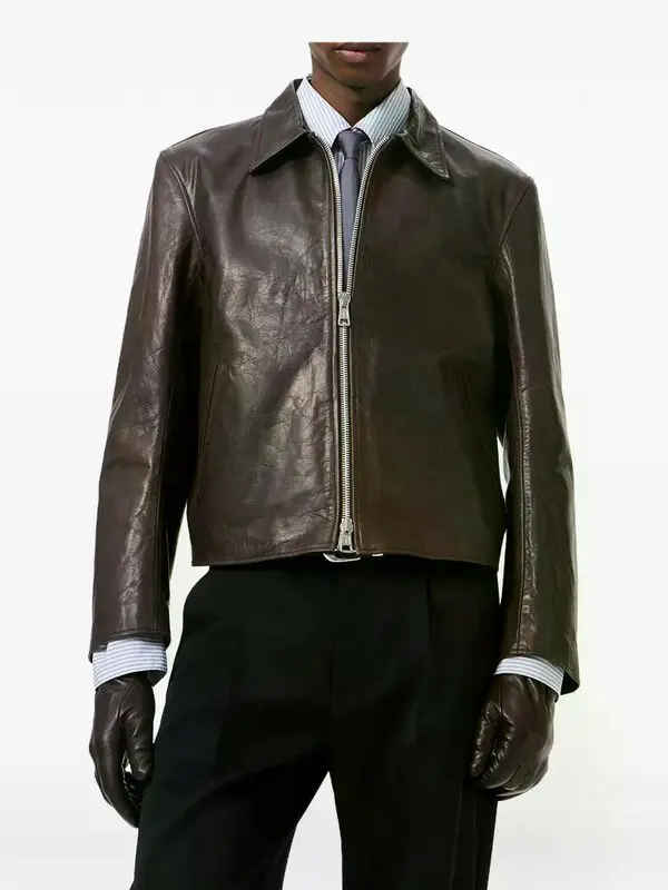Our Legacy Zip-up Leather Jacket
