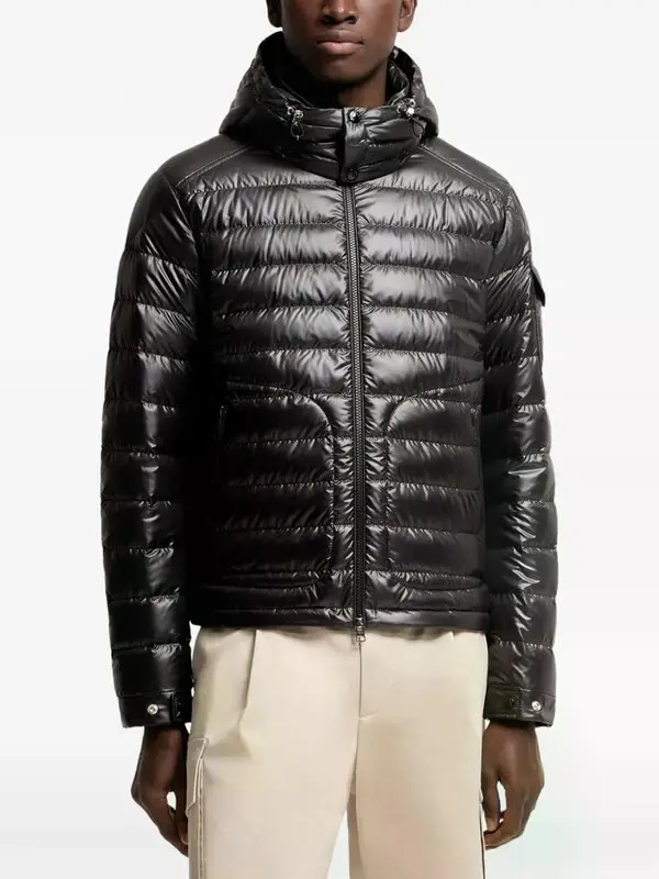 Moncler Lauros Hooded Short Down Jacket