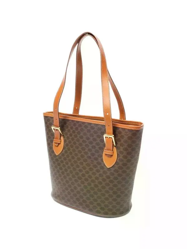 Celine Macadam Bucket Buckle-detail Bucket Bag