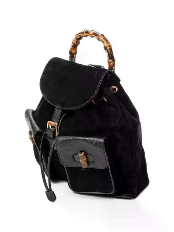 Gucci Large Bamboo Handle Backpack