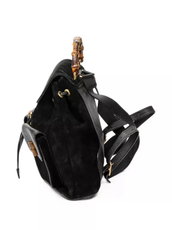 Gucci Large Bamboo Handle Backpack