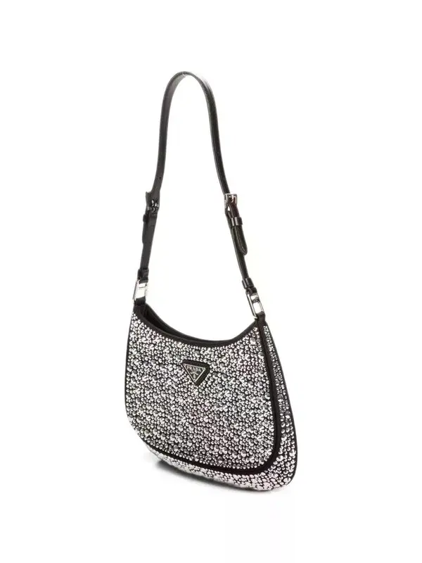 Prada Cleo Crystal-embellished Handbag