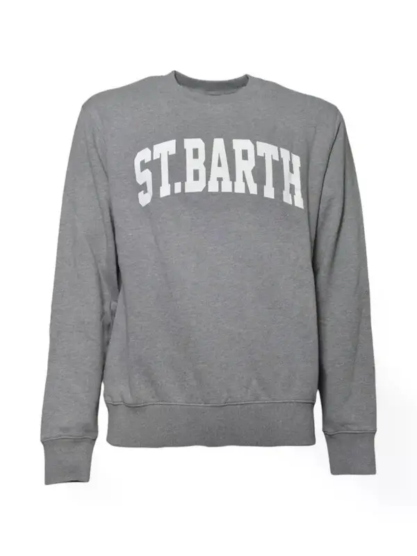 MC2 SAINT BARTH Soho Cotton Sweatshirt With St. Barth Print
